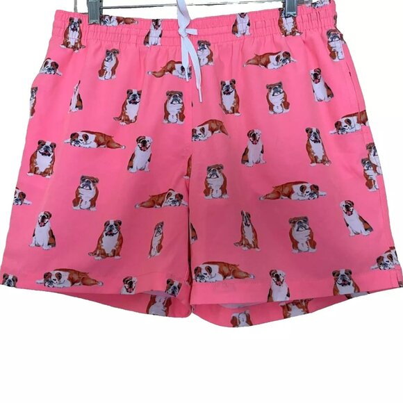 chubbies | Swim | Chubbies Pink Bulldog The Dog Paddles Shorts Swim ...